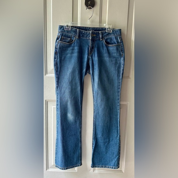 LOFT | Jeans | Final Price Loft Distressed Seam Curvy Boot Jean | Poshmark